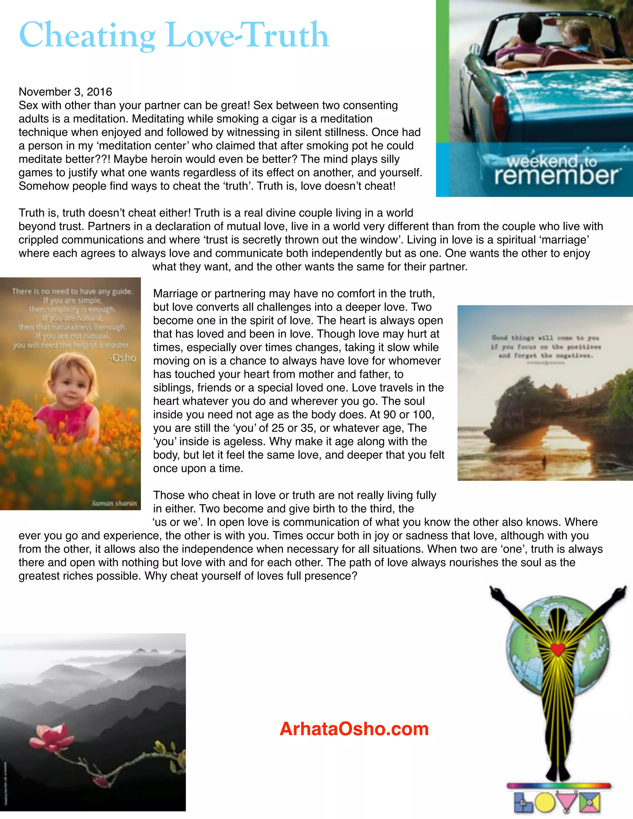 Cheating love truth | PDF