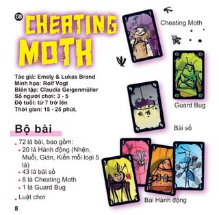 [BoardgameVN] Luật chơi Cheating moth | PDF