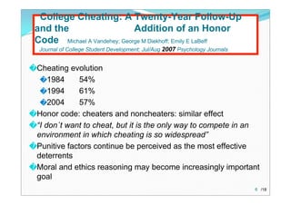 Cheating Presentacion Oct 09 | PDF