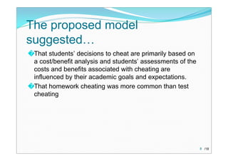 Cheating Presentacion Oct 09 | PPT