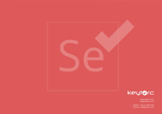 Selenium 2- Keytorc Test Automation Cheatsheet | PPT