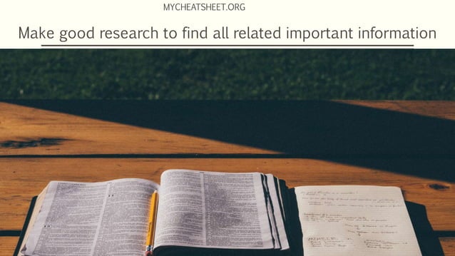 Useful Homework Cheat Sheets | PPTX