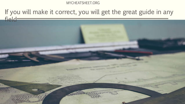 Useful Homework Cheat Sheets | PPTX