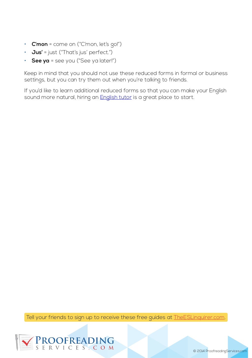 Cheat Sheet: 25 Reduced Forms You Need to Know