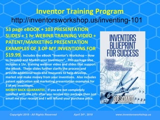 6 steps to make money from your inventions | PPT
