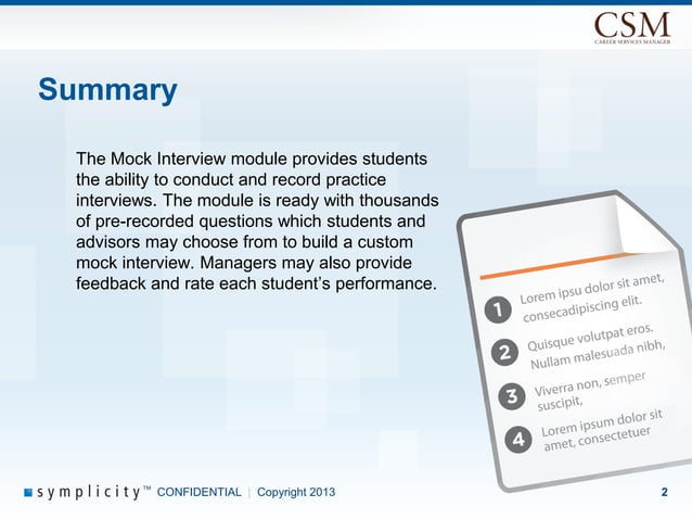 Cheat sheet mock interview (1) | PDF