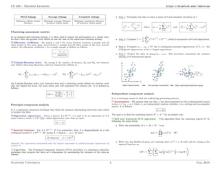 Cheatsheet unsupervised-learning | PPT