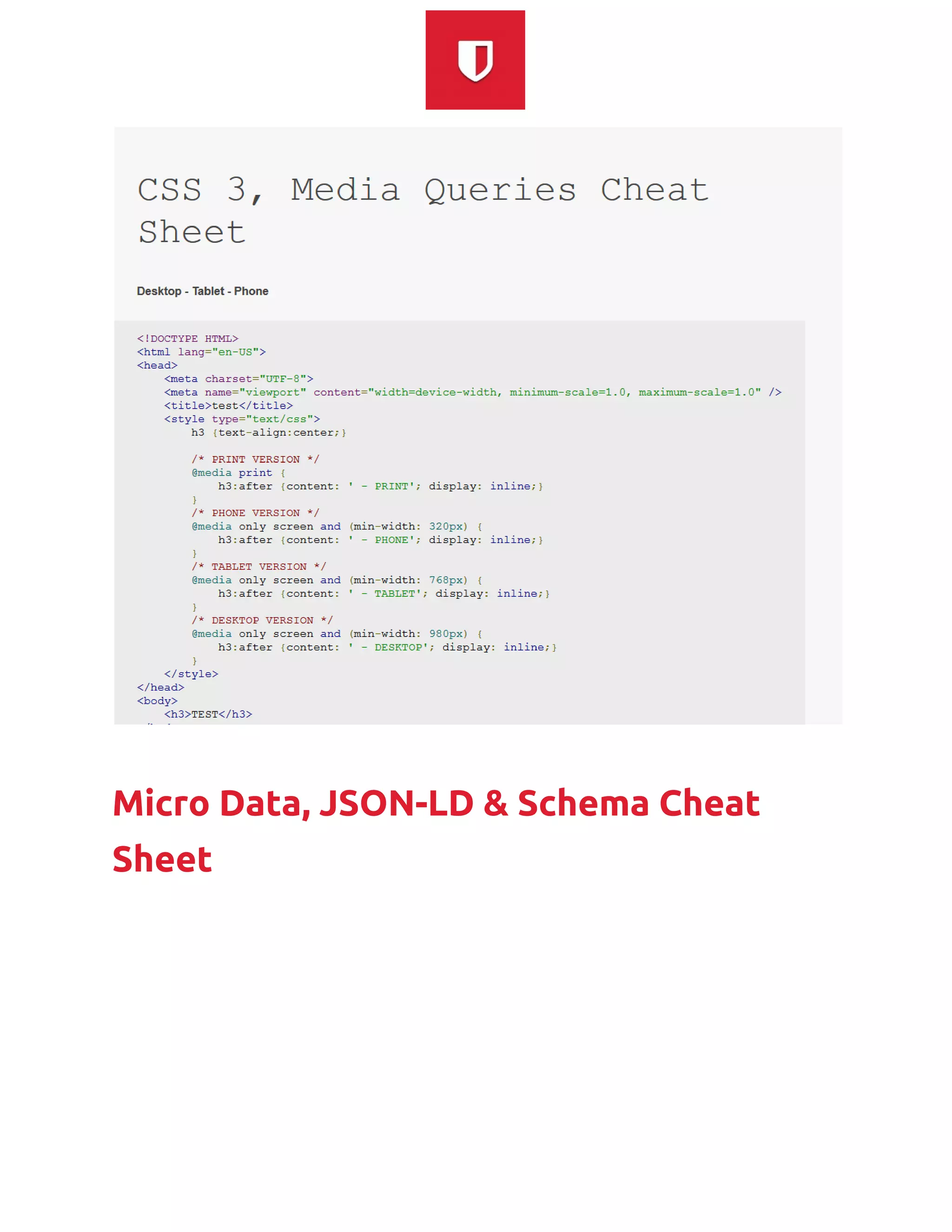 Cheat Sheet Collection | PDF | Web Design and HTML | Internet
