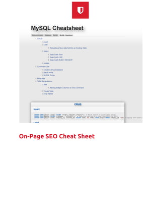 Cheat Sheet Collection | PDF