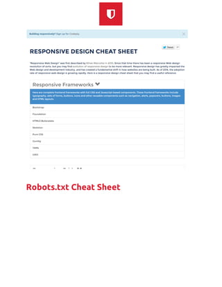 Cheat Sheet Collection | PDF
