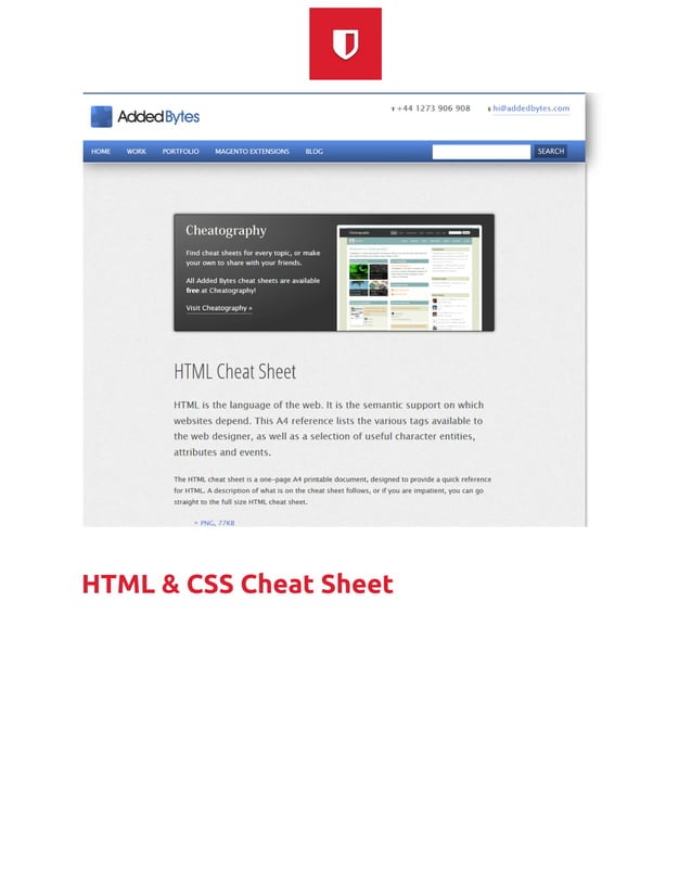 Cheat Sheet Collection | PDF | Web Design and HTML | Internet