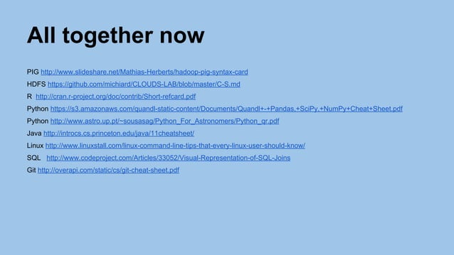 Cheat sheets for data scientists | PPT