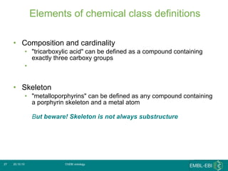 Automatic classification in ChEBI | PPT