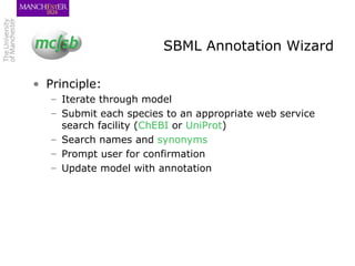 ChEBI and genome scale metabolic reconstructions | PPT