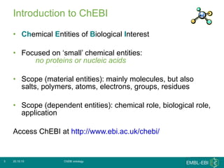 Representing the ChEBI ontology in OWL | PPT | Databases | Computer ...