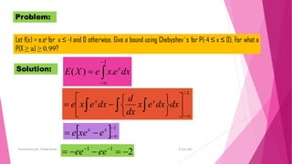 Chebyshev's inequality | PDF