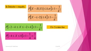 Chebyshev's inequality | PDF