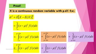 Chebyshev's inequality | PDF