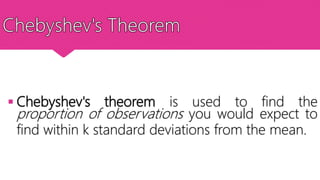Chebyshev's Theorem | PPTX