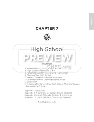 Colorado Homeschool Guidebook | PDF