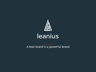 Why lean branding and how? | PPT