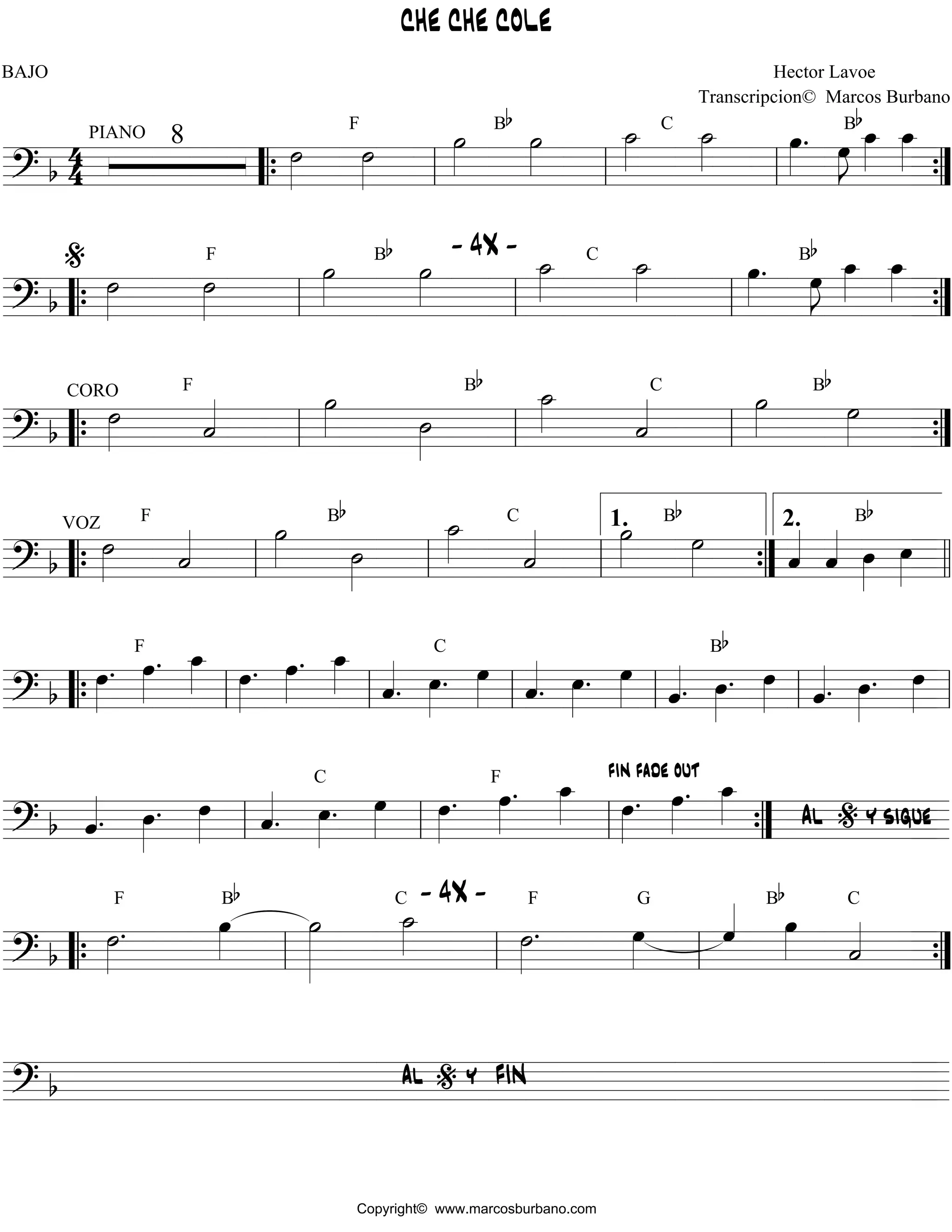 Che che cole bajo | PDF