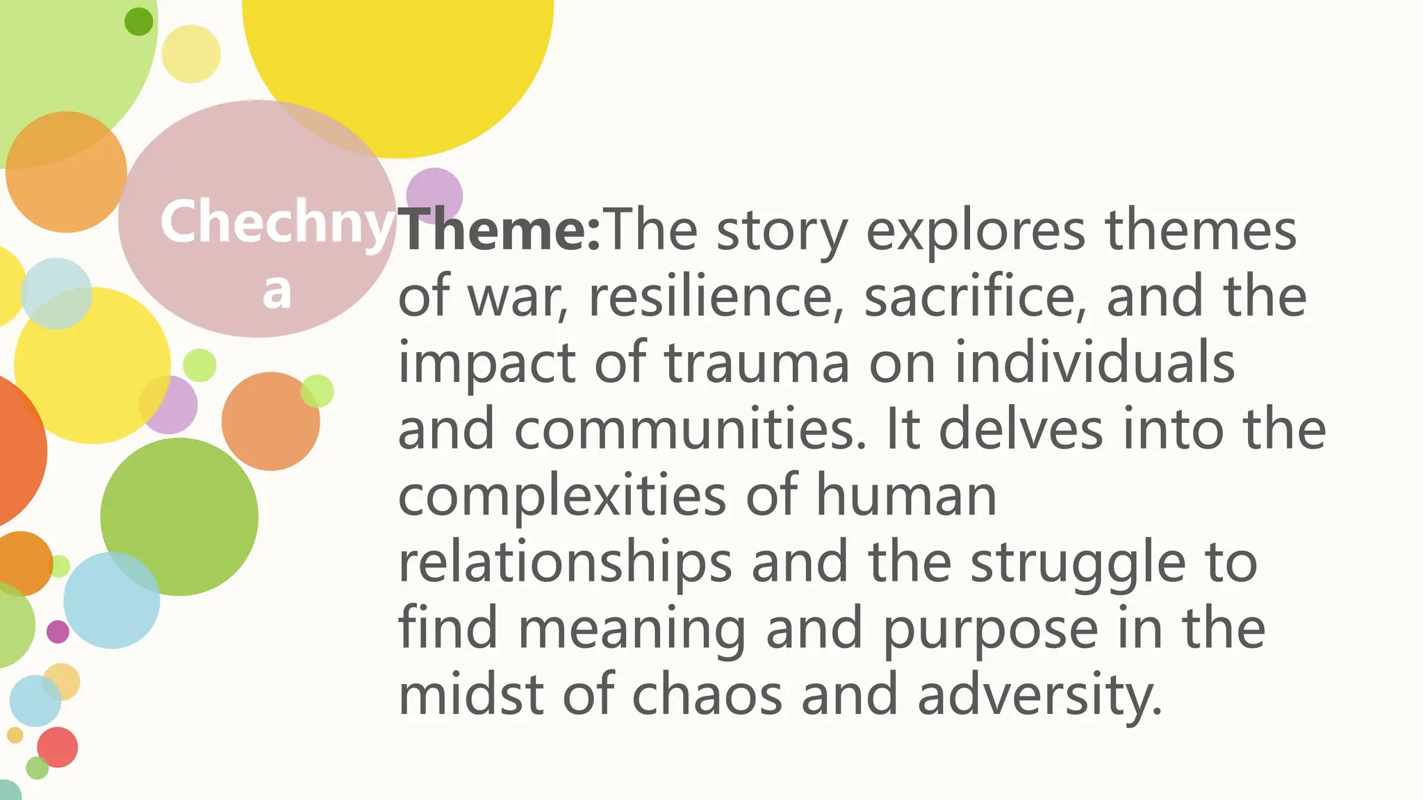 Chechnya Story document group presentation | PPTX