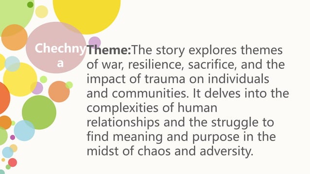 Chechnya Story document group presentation | PPTX