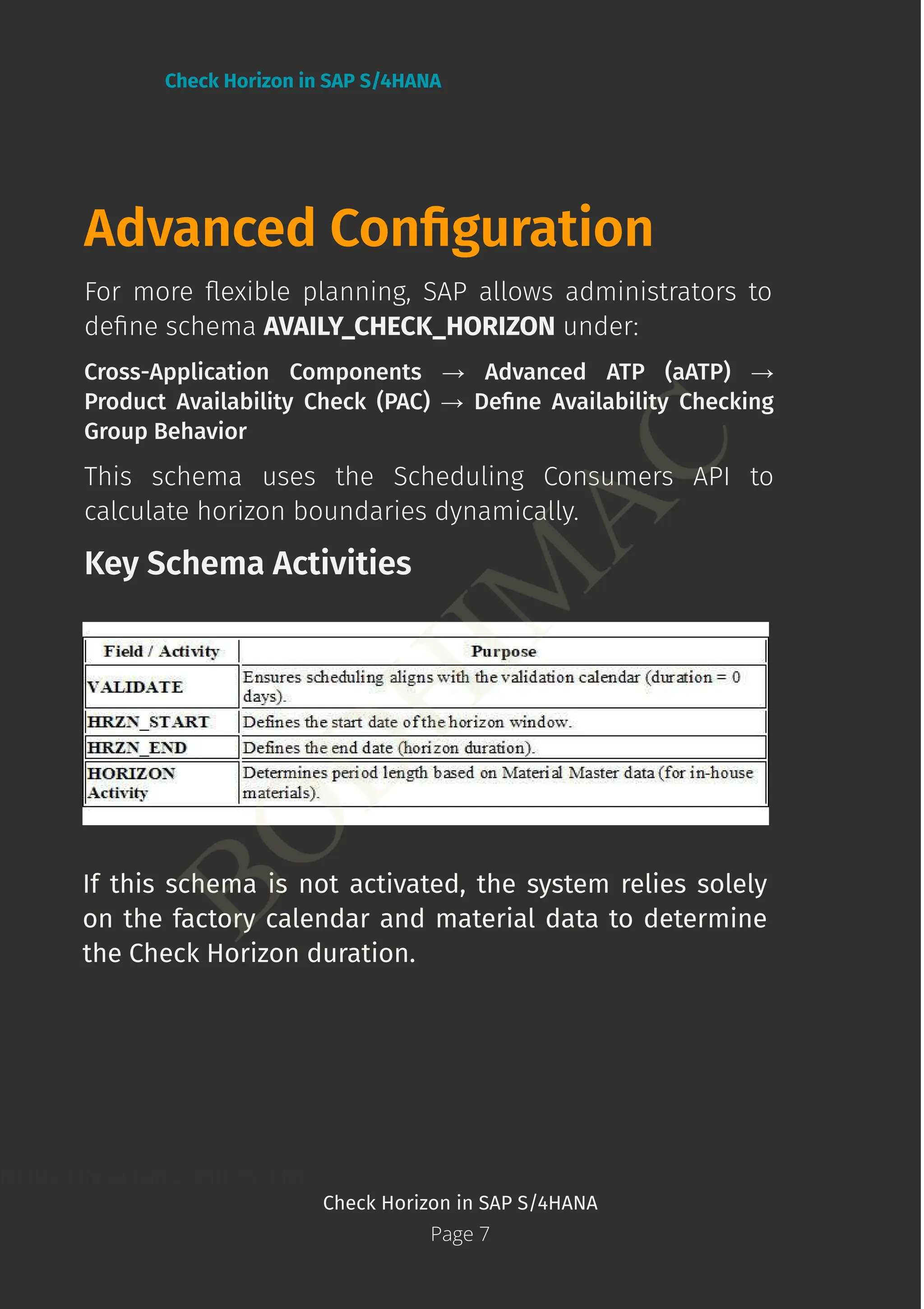 SAP Check Horizon Explained | Boost Availability & ATP Accuracy | PDF