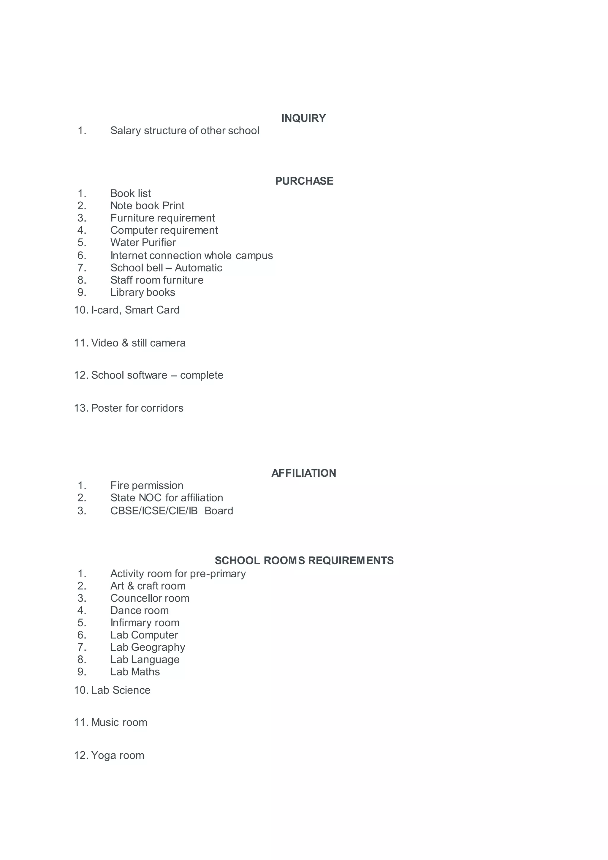 Check list-for-starting-a-school | DOC