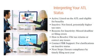 Quickly Check Your ATL Status in Minutes: Step-by-Step Guide | PDF