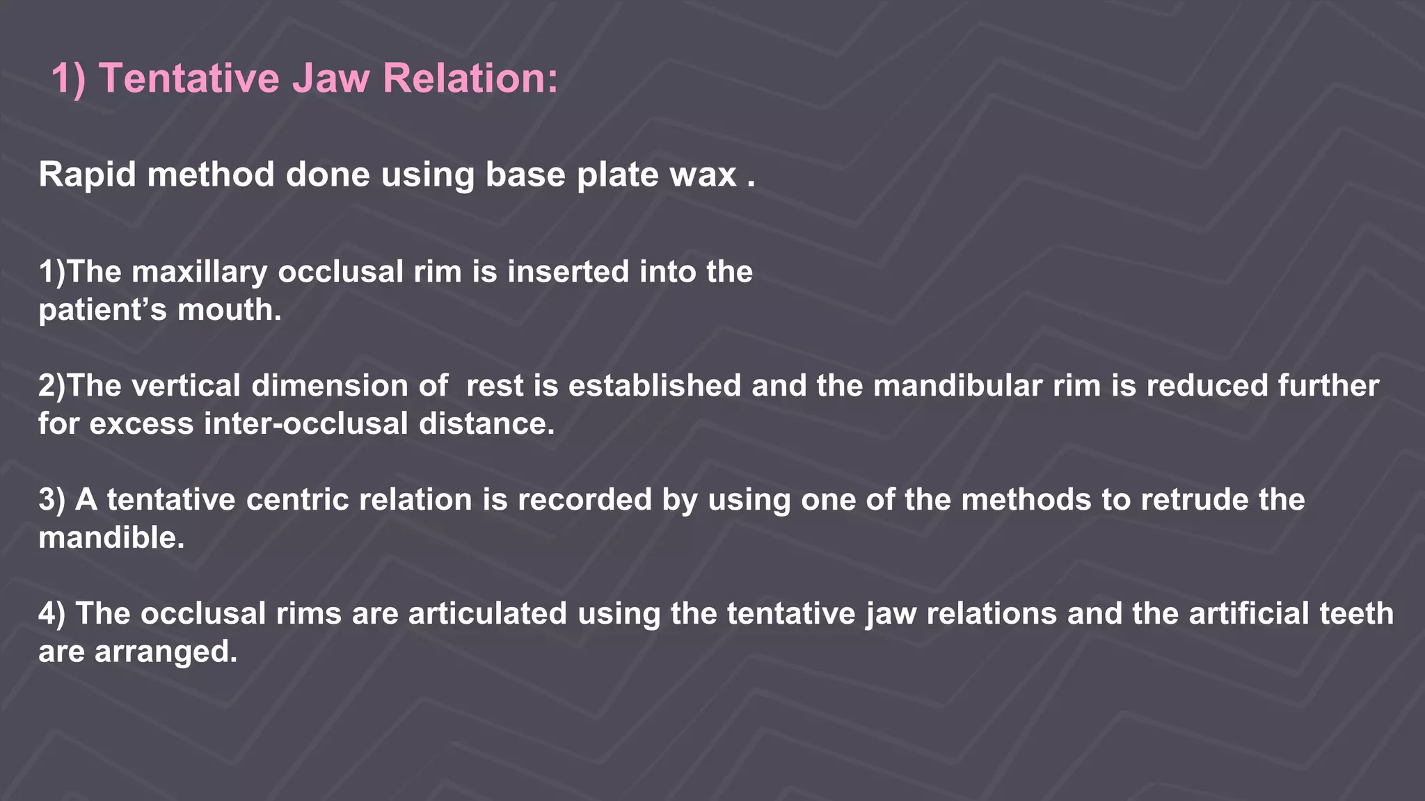 Check bite technique | PDF