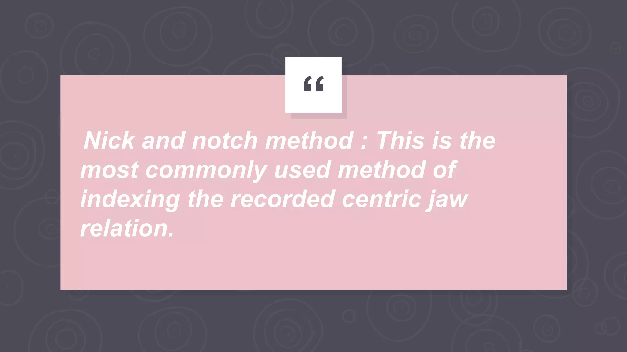 Check bite technique | PDF