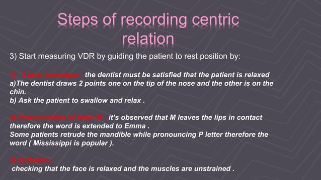 Check bite technique | PDF