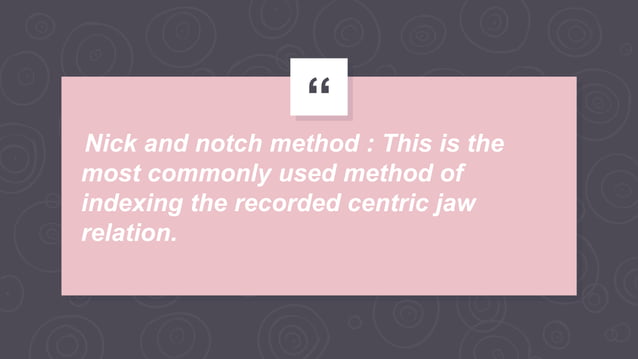 Check bite technique | PDF