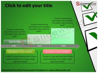 Checkbox Powerpoint Template - SlideWorld | PPTX