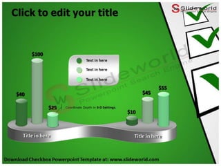 Checkbox Powerpoint Template - SlideWorld | PPTX