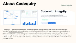 Check Code For Plagiarism With Codequiry | PPT