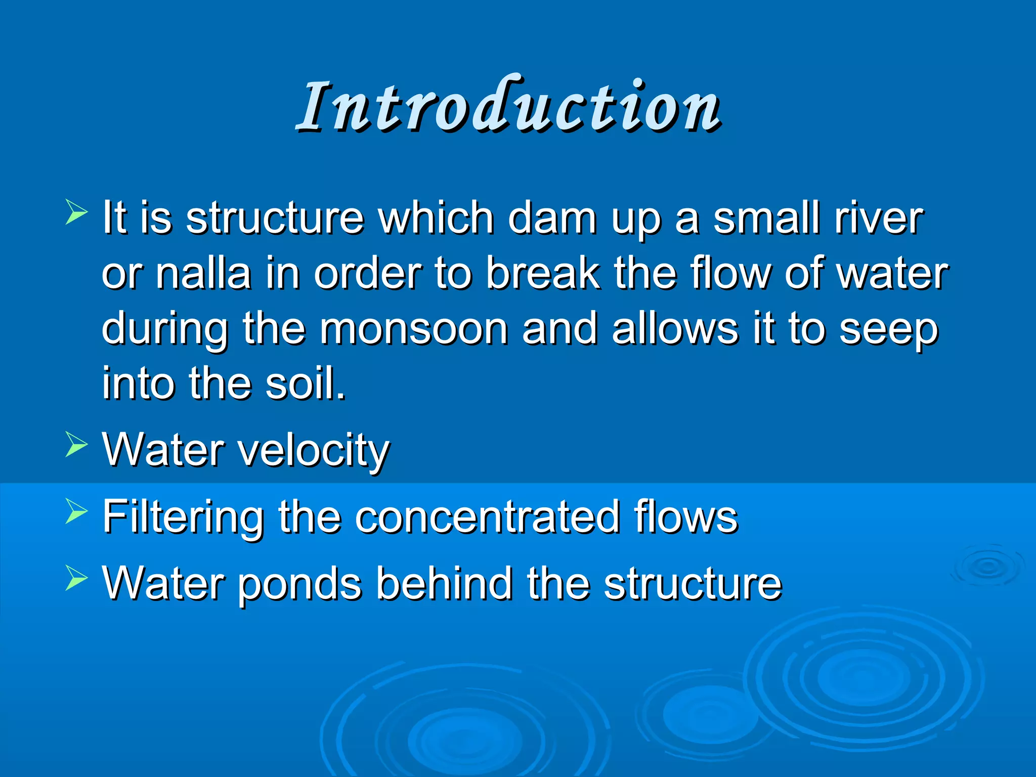 Checkdam | PPT