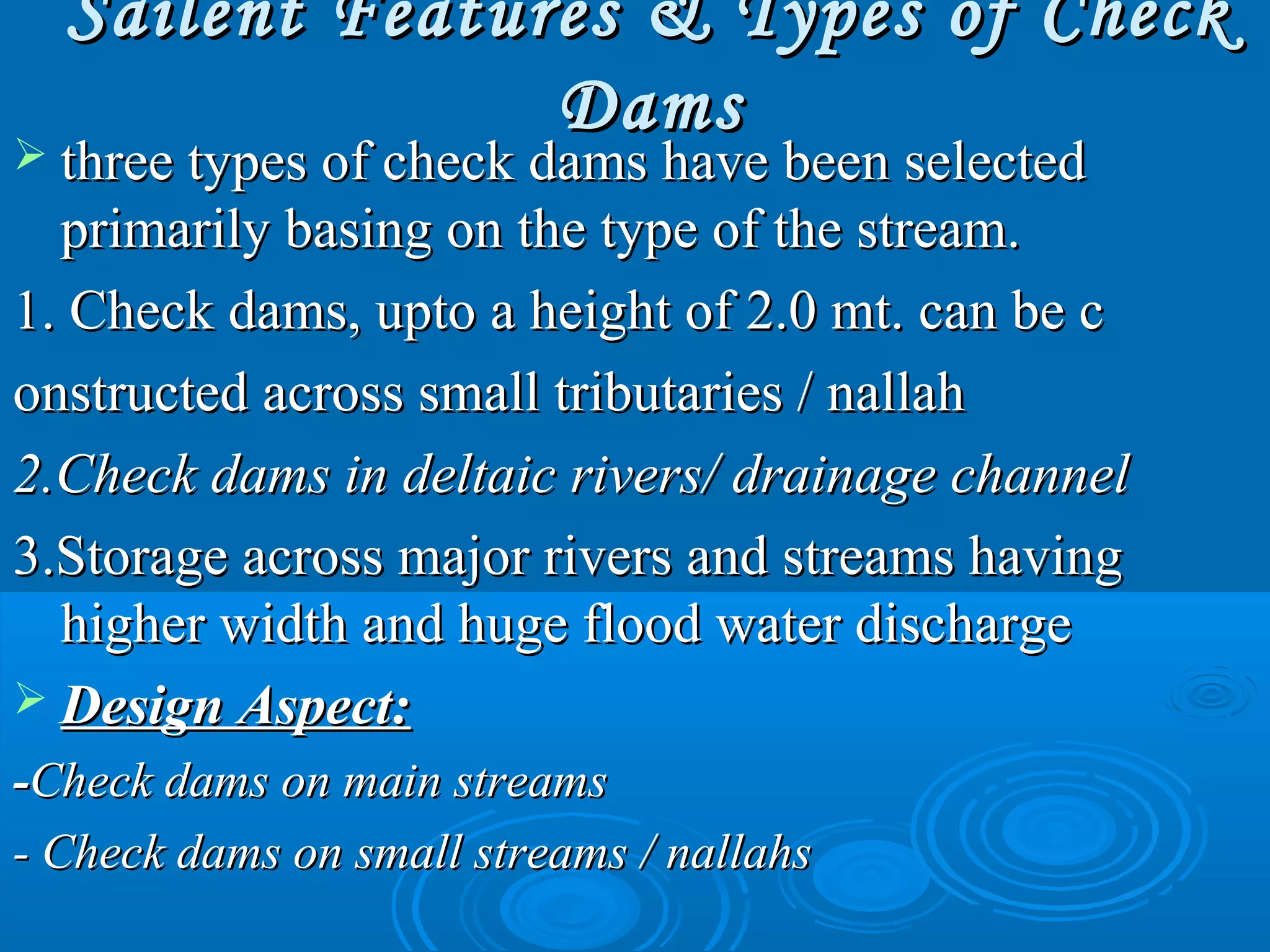 Checkdam | PPT