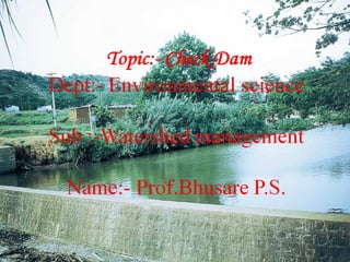 Checkdam | PPT
