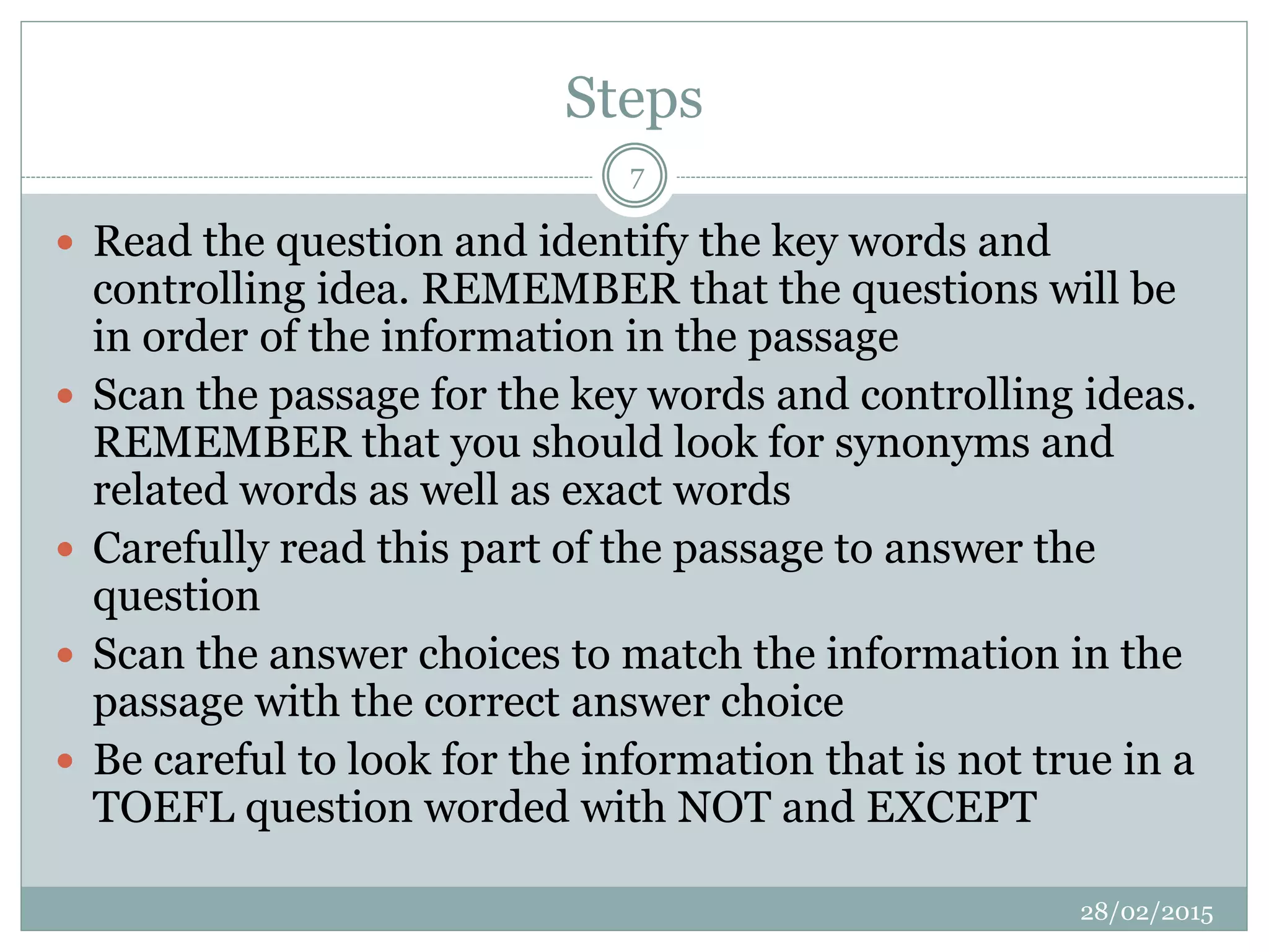 Check details and factual information | PPTX