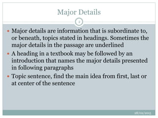 Check details and factual information | PPTX