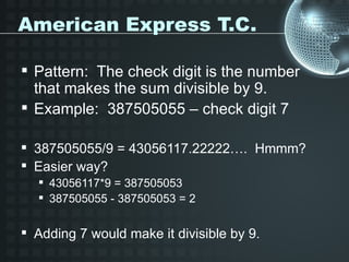 Check digits | PPT