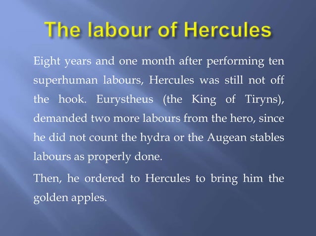 The apples of the Hesperides | PPTX