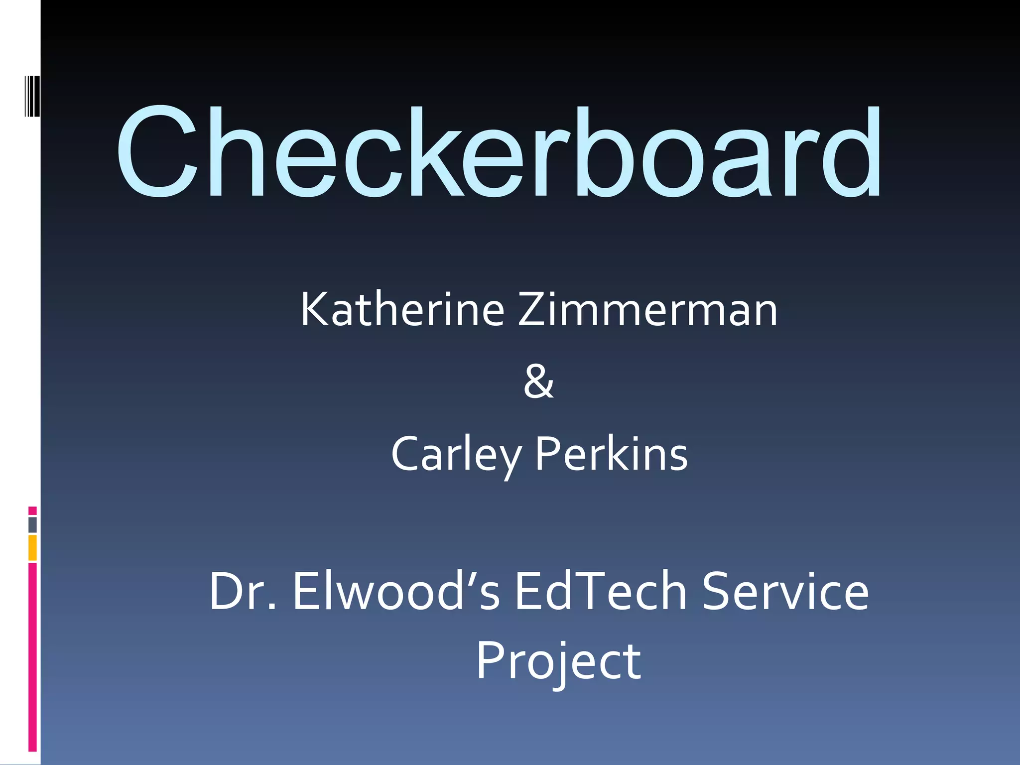 Checkerboard Presentation | PPT