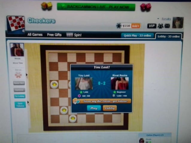 Checker games for reflective practice | PPT