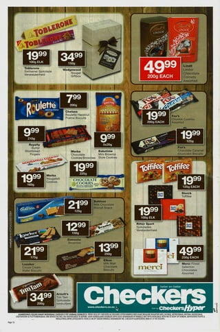 Checkers 28 May 2012 | PDF