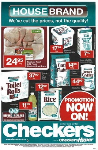 Checkers Hermanus Latest Deals | PDF