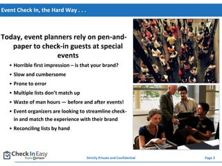 Check in Easy Demo | PPT